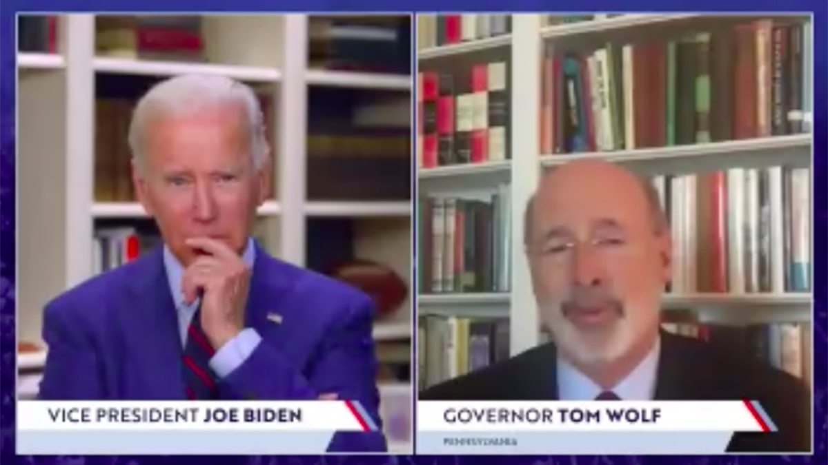 Pa. Gov. Tom Wolf Endorses Former Vice President Joe Biden for ...