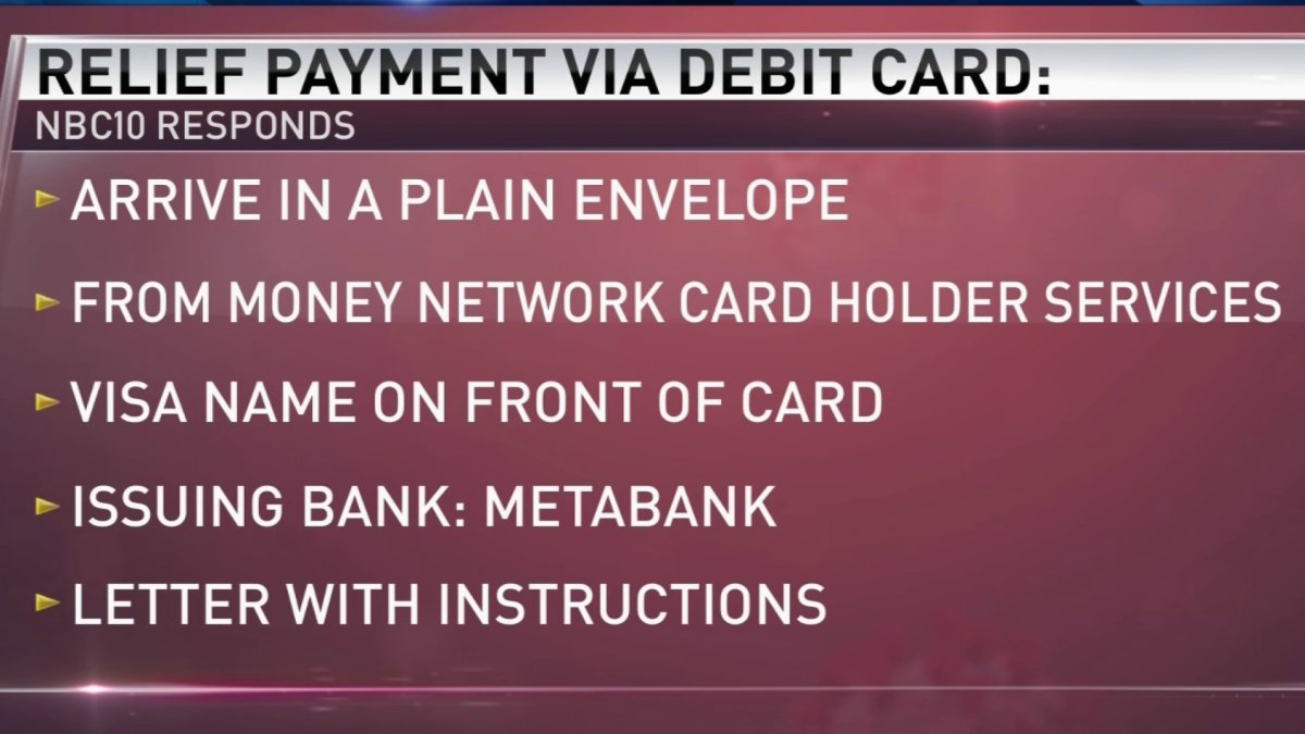 NBC10 Responds: Info on Relief Payment Via Debit Card – NBC10 Philadelphia