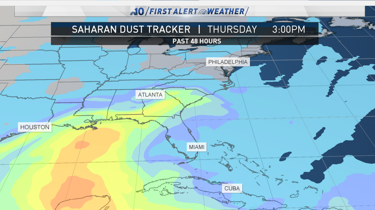 A Meteorologist Explains: What’s Up With this Saharan Dust Cloud Coming ...