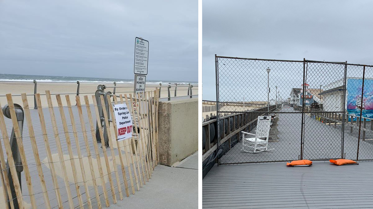 3 Jersey Shore Boardwalks Close Amid Coronavirus Pandemic – NBC10 ...
