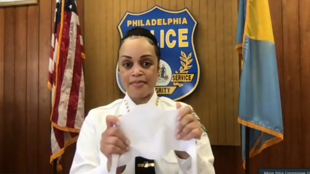 Philadelphia Police Commissioner Tested Negative, Talks Mask Policy ...