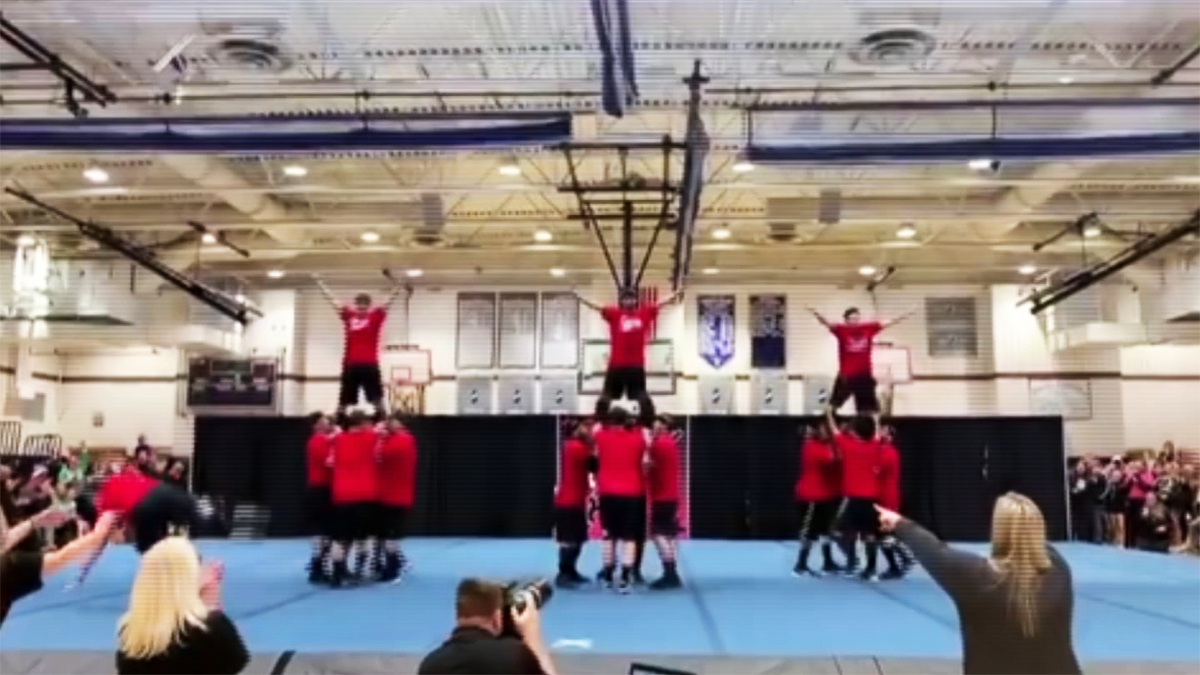Flip-tastic NJ Cheer Dads Bring It On – NBC10 Philadelphia