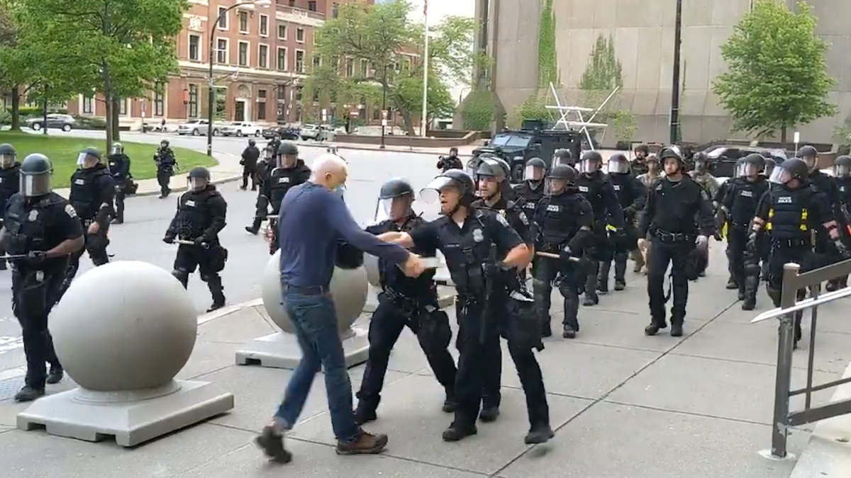 Trump Slurs 75-Year-Old Buffalo Protester Hospitalized After Police ...