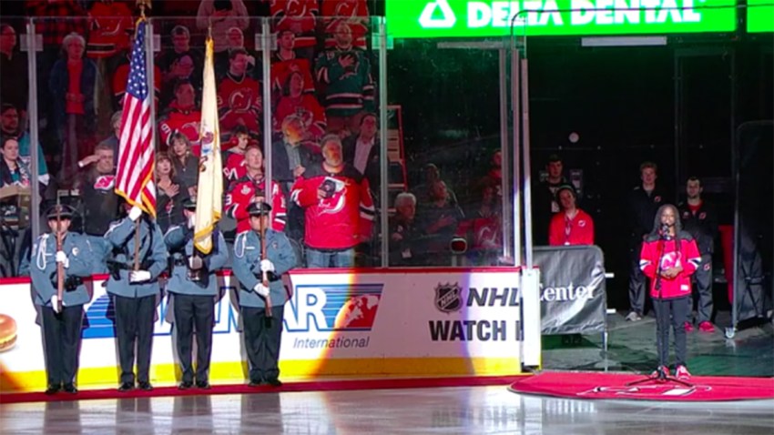 New Jersey Devils Fans Help Teen Singer After She Forgets Words to ...