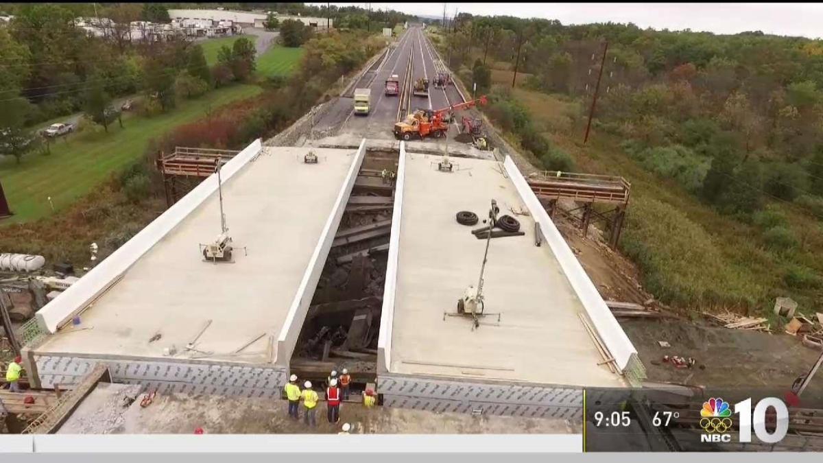 Drone Footage Shows Update of PA Turnpike Construction – NBC10 Philadelphia