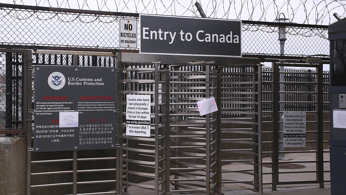 US-Canada Border to Close Late Friday to Non-Essential Trips – NBC10 ...