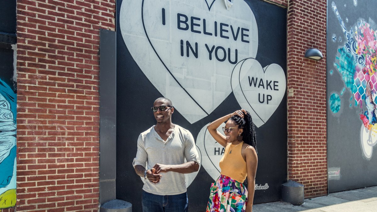 Philly’s Iconic Heart-Shaped Street Art Spreads A Sisterly Love Message ...