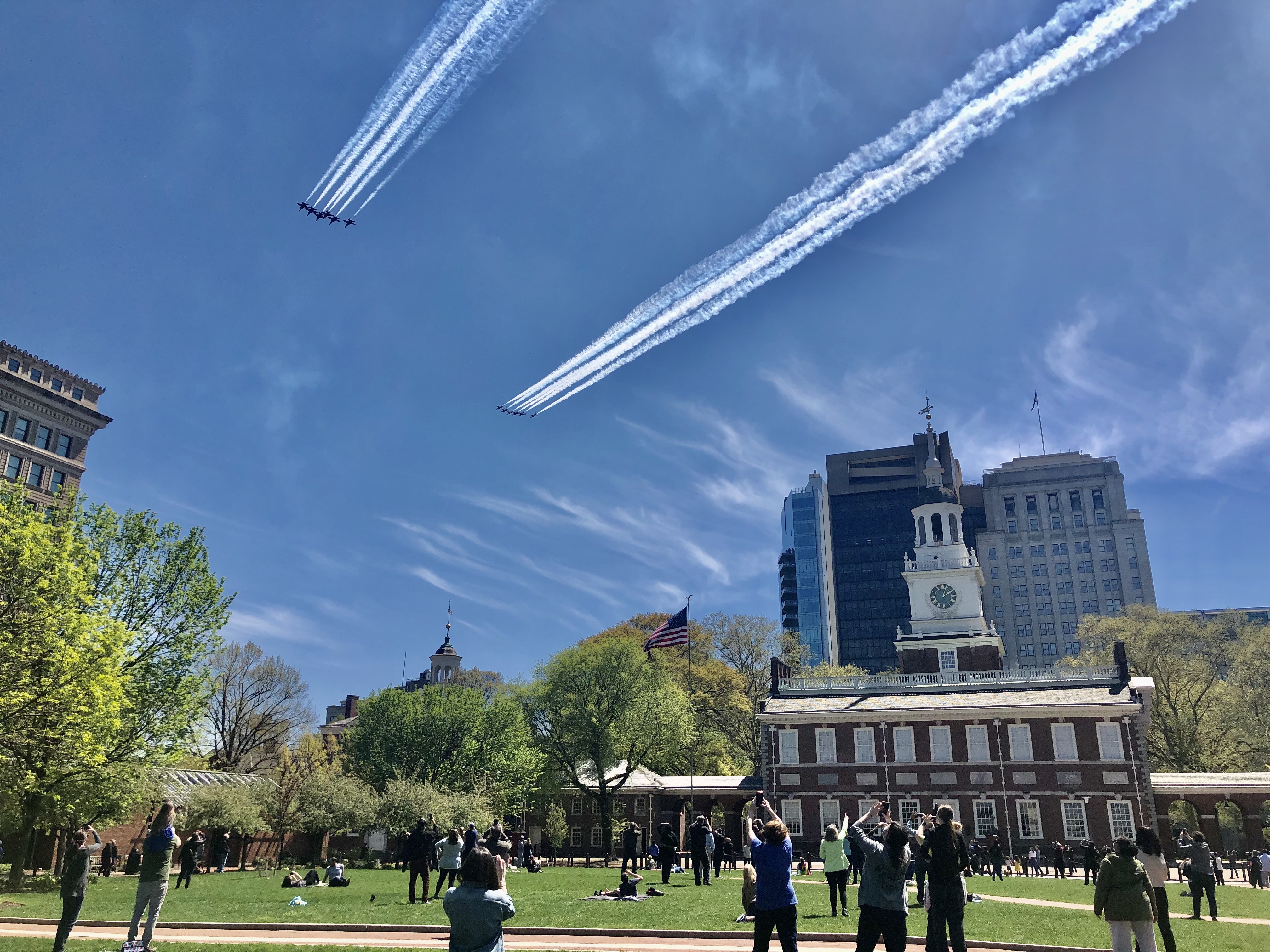 Blue Angels, Thunderbirds Fly Over Philadelphia, Trenton Regions to ...