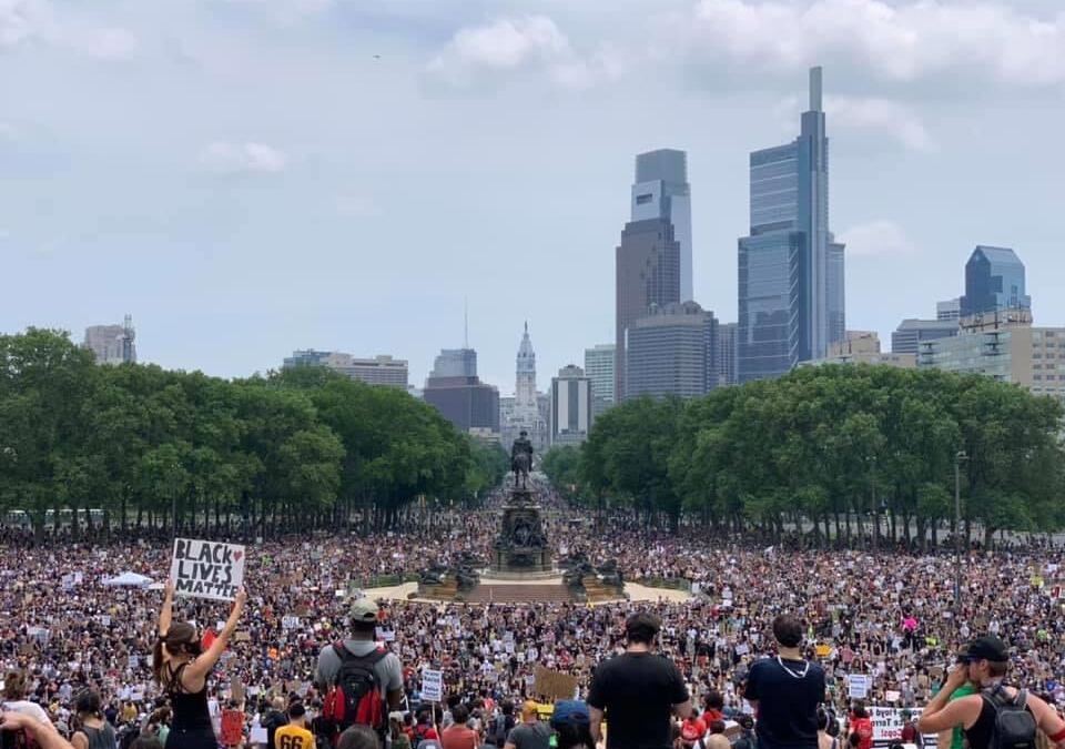 Thousands Flood Philadelphia’s Benjamin Franklin Parkway in Anti-Racism ...