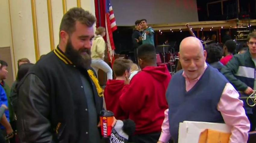 Jason Kelce Visits Central High School – NBC10 Philadelphia