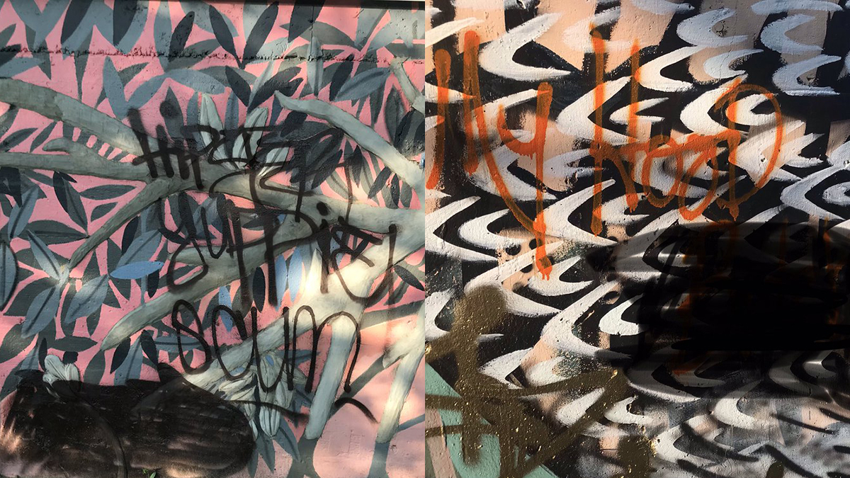 Vandal Spray-Paints Homophobic, Vulgar Graffiti on Mural in Manayunk ...