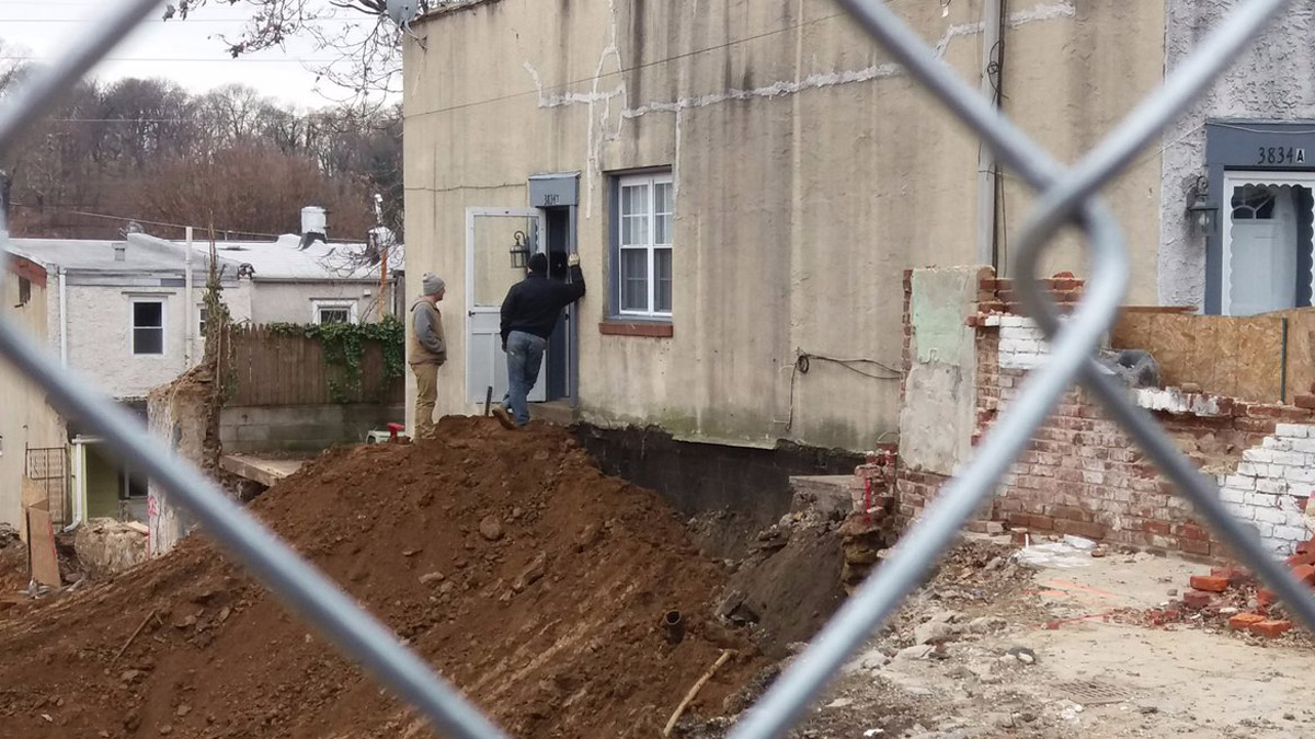 Retaining Wall Collapses in Front of Manayunk Couple’s Home – NBC10 ...
