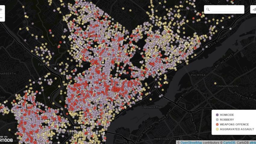 Mapping Philly’s Gun Violence and the Impact on Families – NBC10 ...