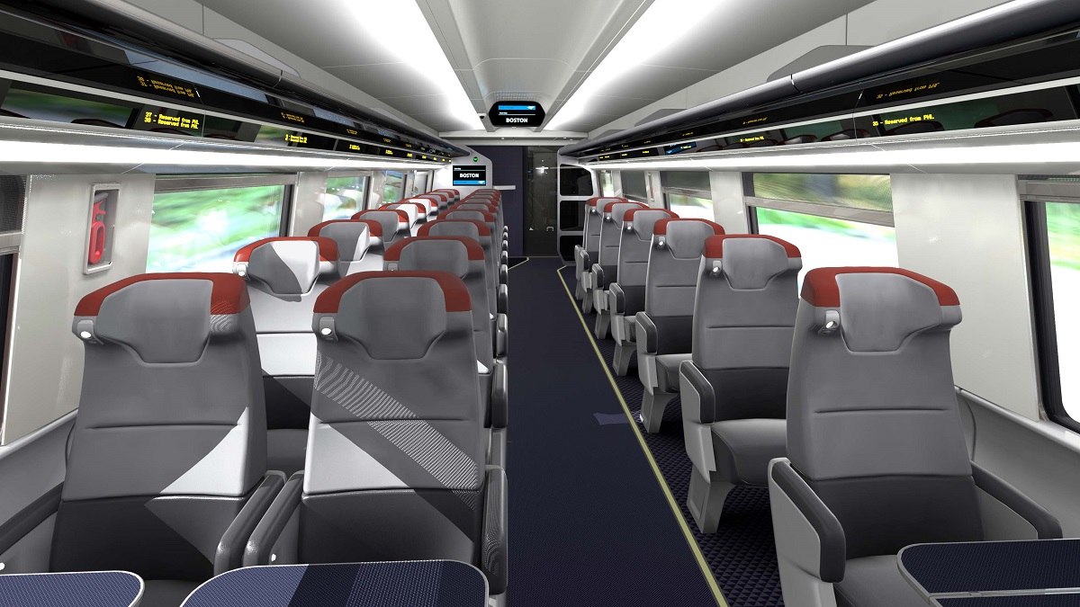 Amtrak Reveals Interiors of Redesigned Acela Express Fleet – NBC10 ...