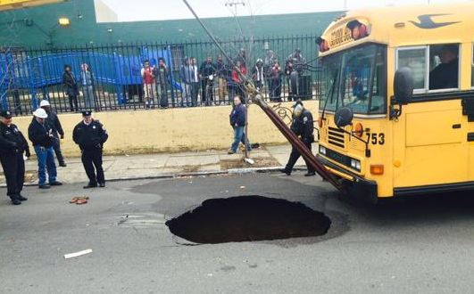 Sinkhole Swallows Up Philadelphia School Bus – NBC10 Philadelphia