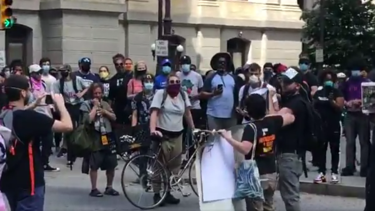 ‘You’re Not From Philly’: Peaceful Protesters Debate Tactics in Center ...