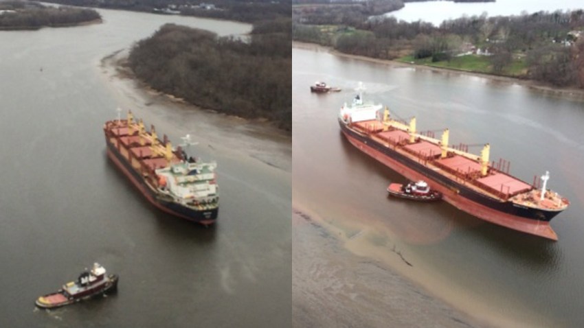 Ship Runs Aground in Delaware River – NBC10 Philadelphia