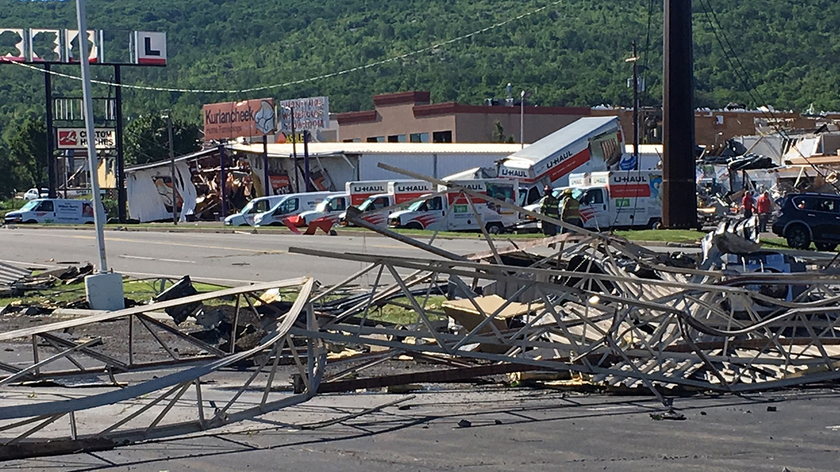 A Pair of Strong Tornadoes Leave a Path of Destruction in Northeast ...