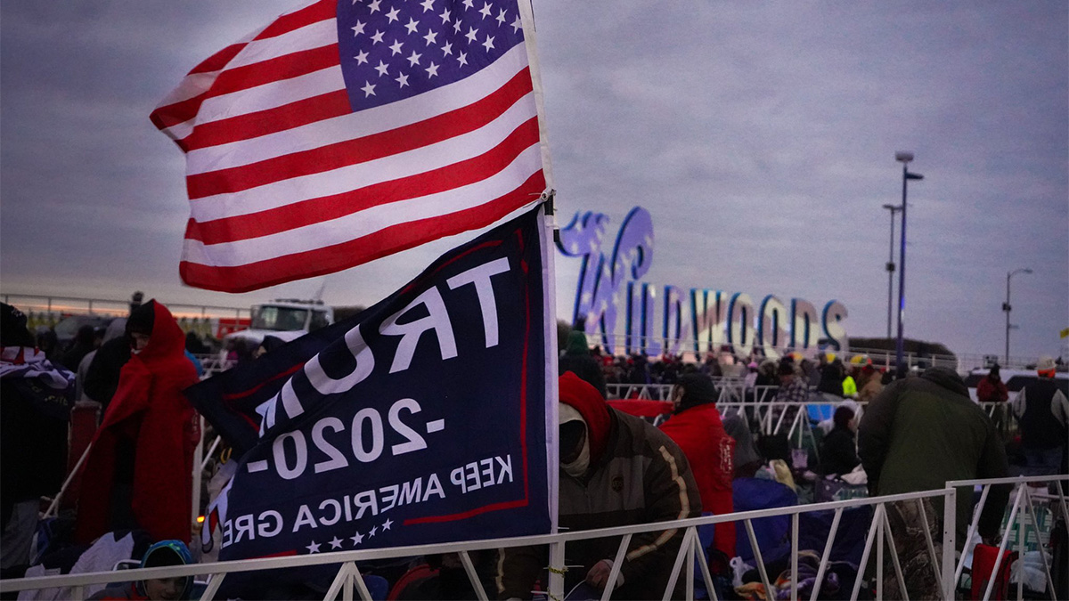Supporters Line Up as Excitement Builds for President Donald Trump’s ...