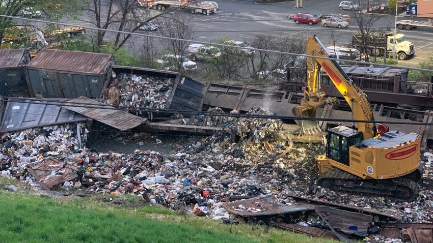 Rail Cars Carrying Trash Derail in Eastern Pennsylvania, Leave Pungent Smell – NBC10 Philadelphia