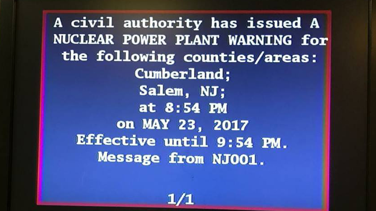 False Nuclear Power Plant Alert Accidentally Sent to Salem and ...