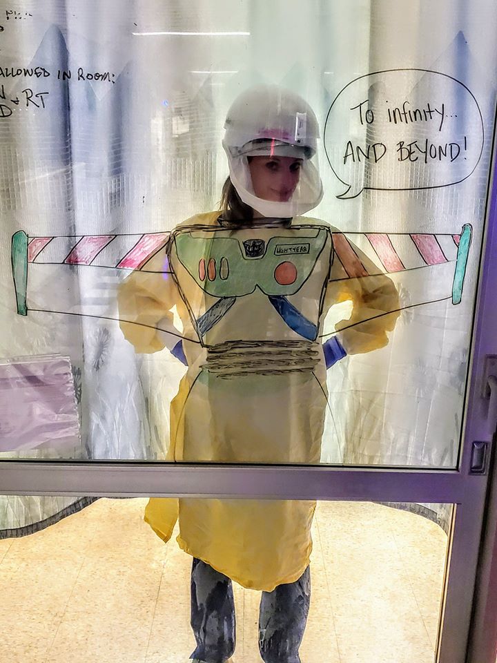 Covid-19 Nurse’s Son Loves Buzz Lightyear, So She Became a PPE ...