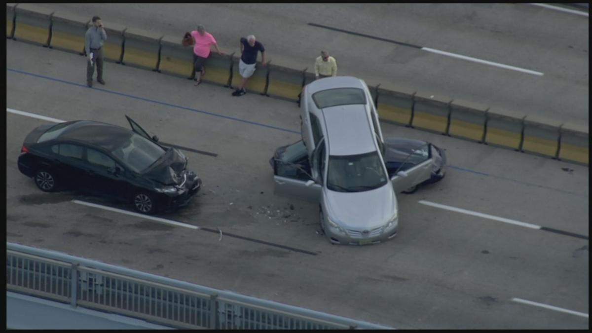 Crashes Stop Traffic on Commodore Barry Bridge – NBC10 Philadelphia