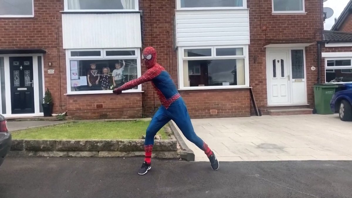 ‘Spider-Man’ Bringing Joy to Kids on Lockdown – NBC10 Philadelphia