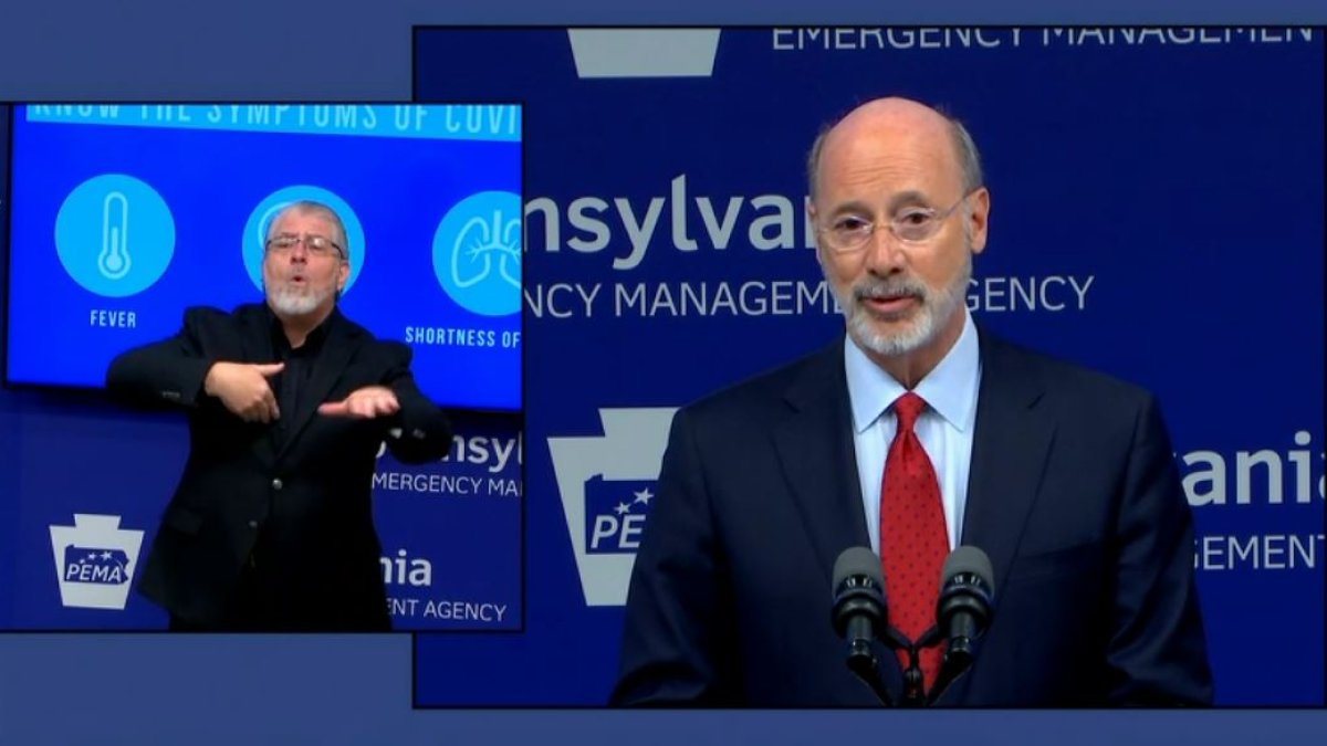 WATCH: Pa. Governor Speaks After Entire State of Pa. Placed Under Stay ...