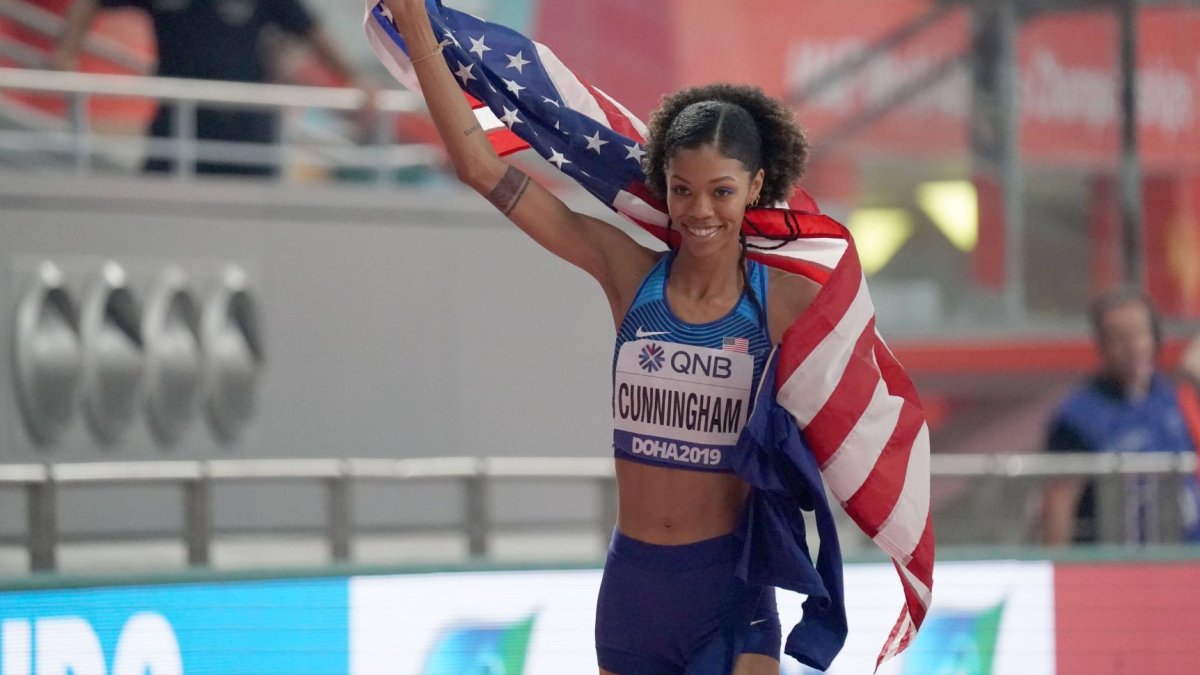 High Jumper Vashti Cunningham Recreates Her Jumps — With Legos – NBC10 ...