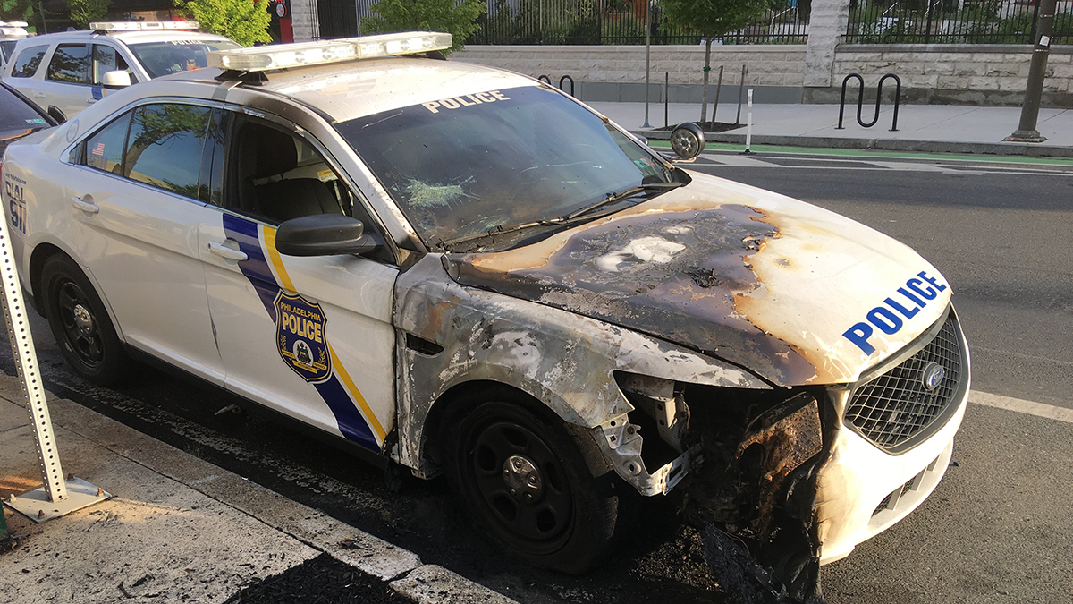 Philadelphia Police Say Arsonist Set Several Police Cars on Fire ...