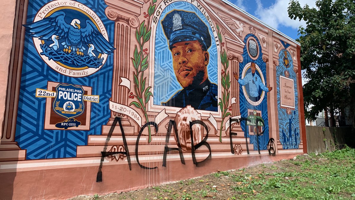 Mural of Slain Philadelphia Police Sergeant Vandalized – NBC10 Philadelphia
