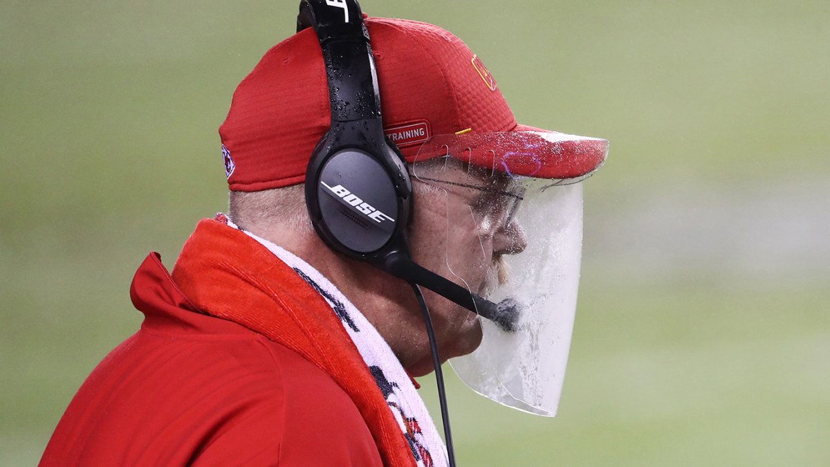 Chiefs’ Andy Reid Innovates With Unique Sideline Coronavirus Face ...
