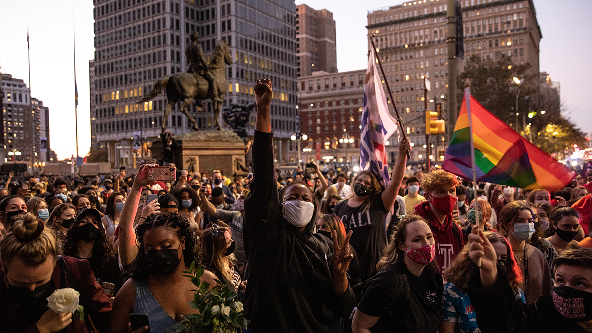 PHOTOS: Celebration, Protest in Philly Streets After Biden Win – NBC10 ...