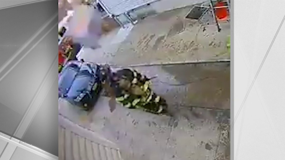 NY Firefighter Survives After Falling AC Unit Knocks Him to Ground ...
