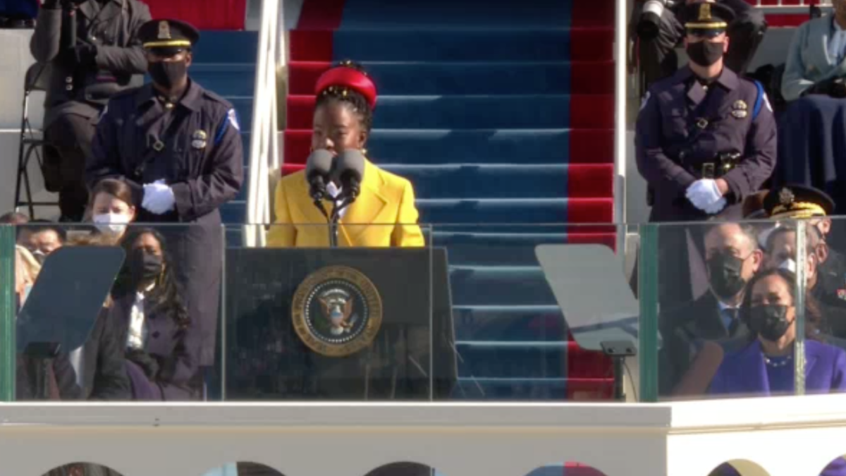 Poet Amanda Gorman Captures the Moment in Inauguration Reading – NBC10 ...