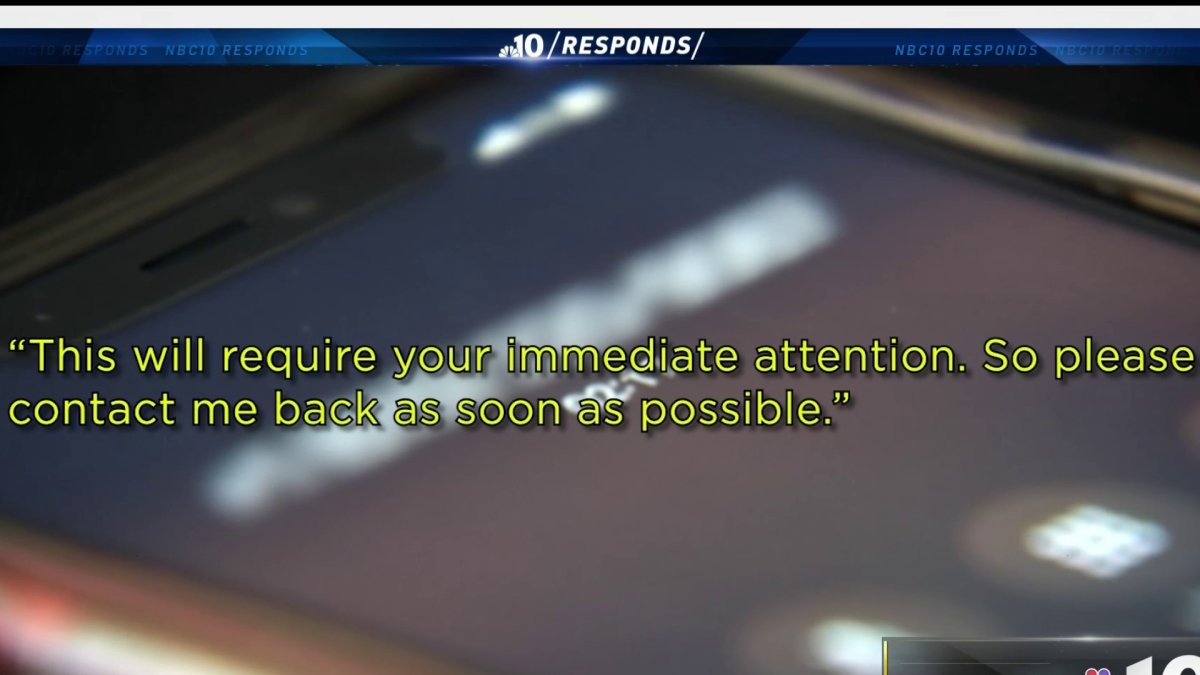 Don’t Be a Victim: Phone Scam Involves Fake Warrant – NBC10 Philadelphia