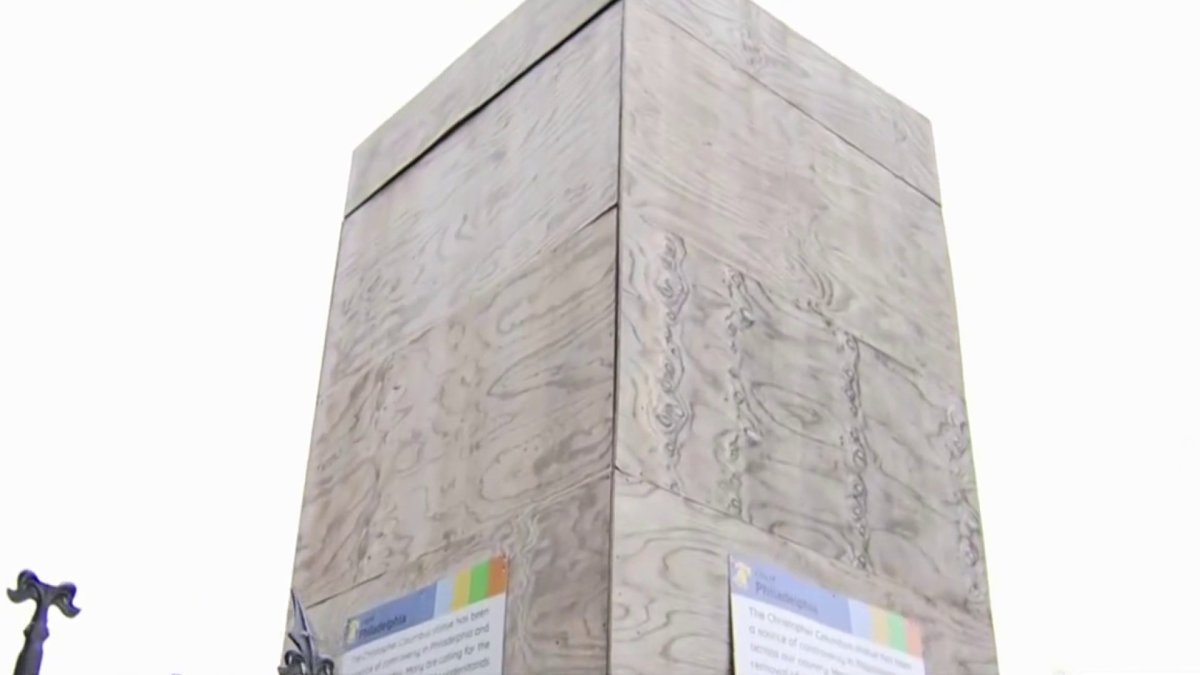 Judge Rules That Wooden Box Covering Columbus Statue Must Come Down – NBC10 Philadelphia