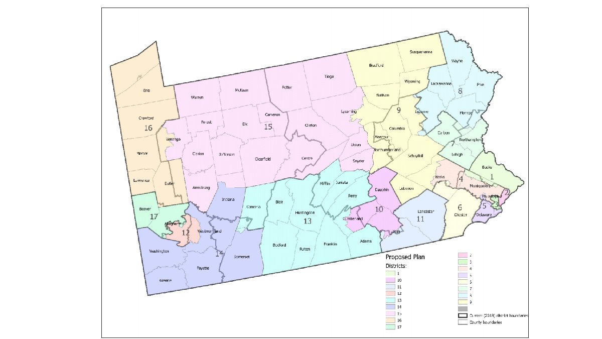 Divided Pa. Supreme Court Explains Choice of New Congressional Map ...