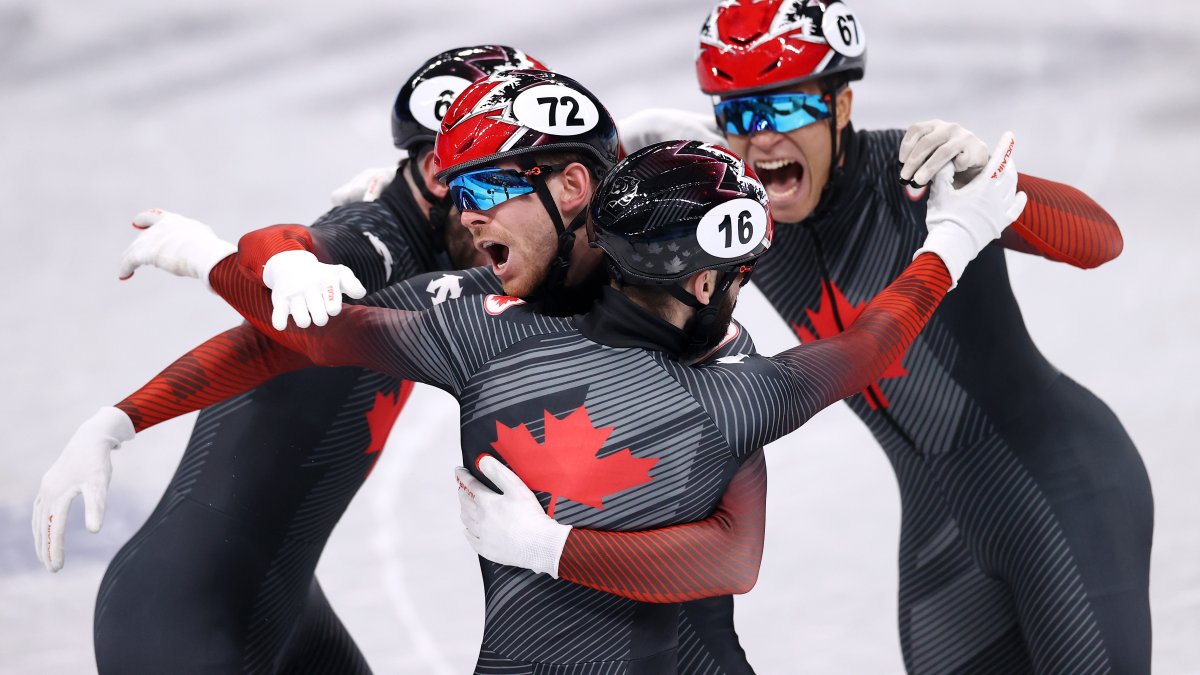 Canada Wins Gold in Men’s 5000m Relay Short Track Event – NBC10 ...
