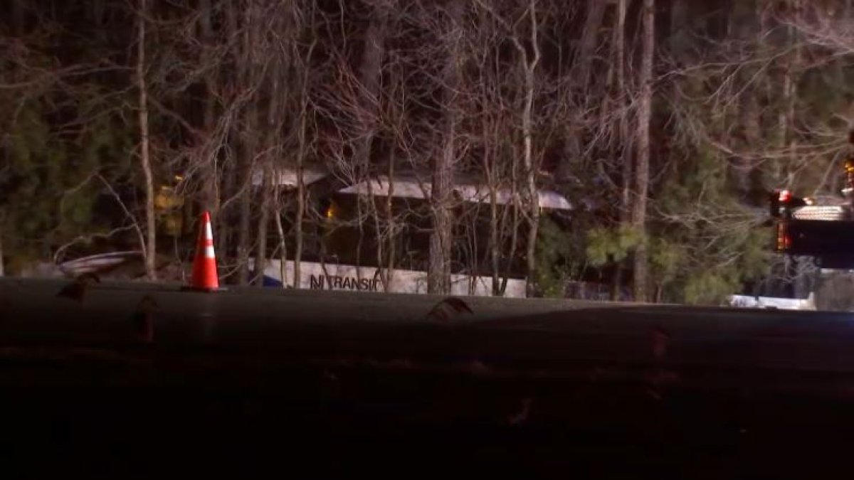 NJ Transit Bus Crashes Off Atlantic City Expressway in Hammonton ...
