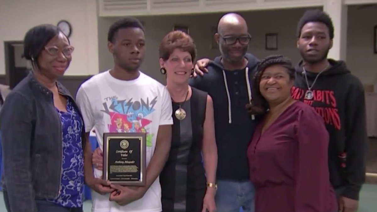 Anthony Alexander Jr. Honored for Heroic Effort to Save Kids Who Fell ...