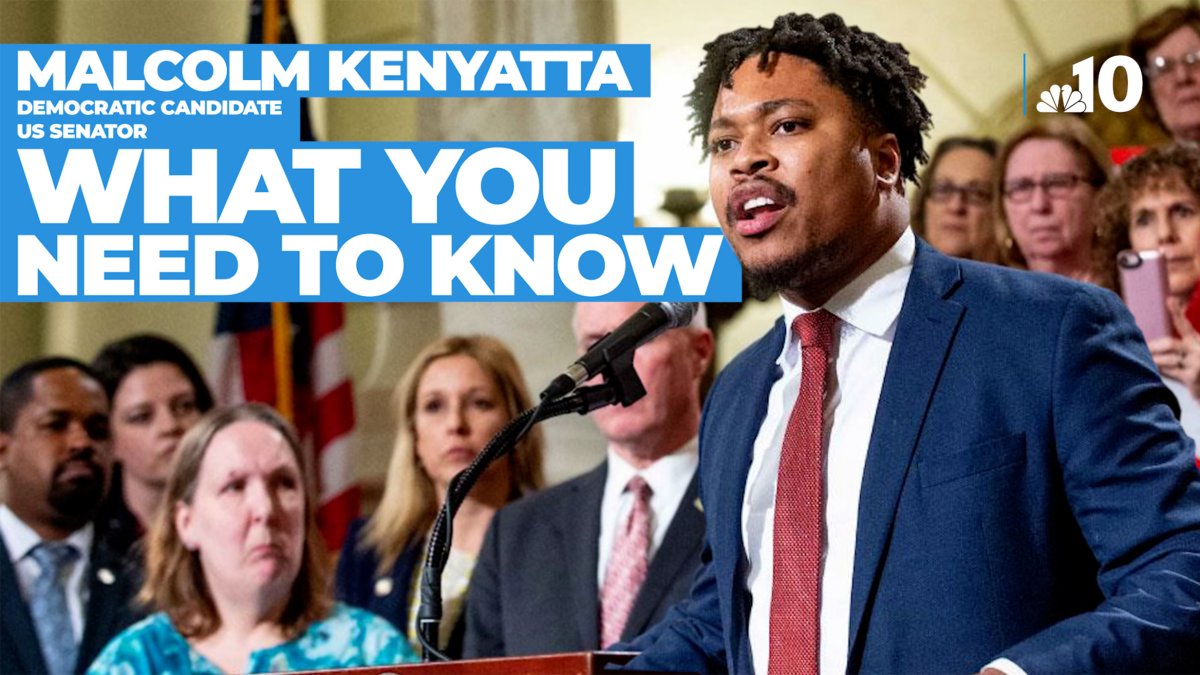 Malcolm Kenyatta: Democratic Candidate for U.S. Senate – NBC10 Philadelphia
