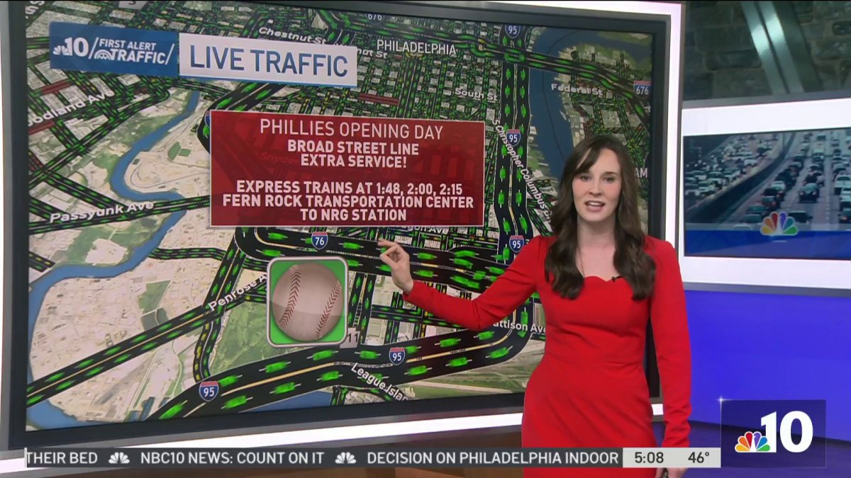 Your Phillies Opening Day Traffic, Public Transit Guide – NBC10 ...