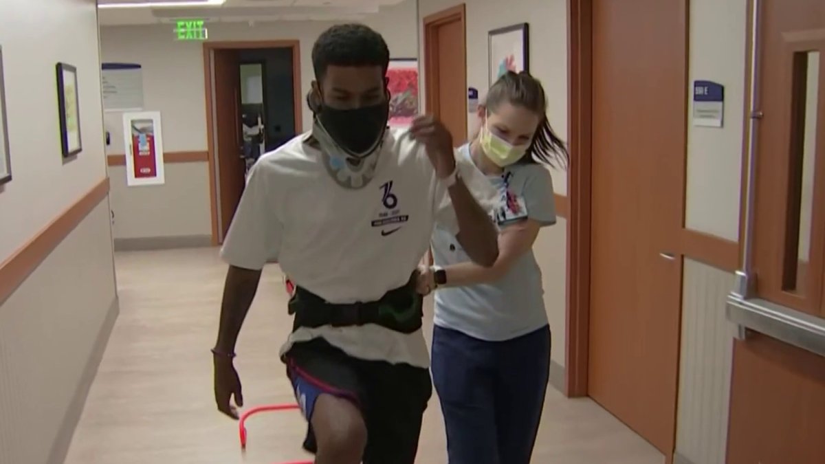 Aspiring Firefighter on Road to Recovery After Serious Spinal Cord ...