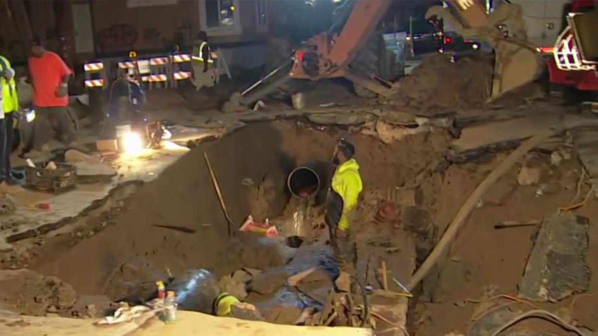 Cleanup Effort Underway After Massive Water Main Break in North ...