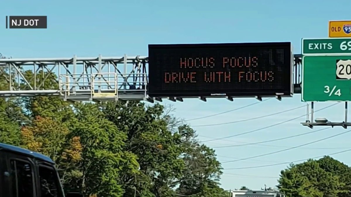 NJDOT Puts Some ‘Hocus Pocus’ Into Highway Safety Signs – NBC10 ...