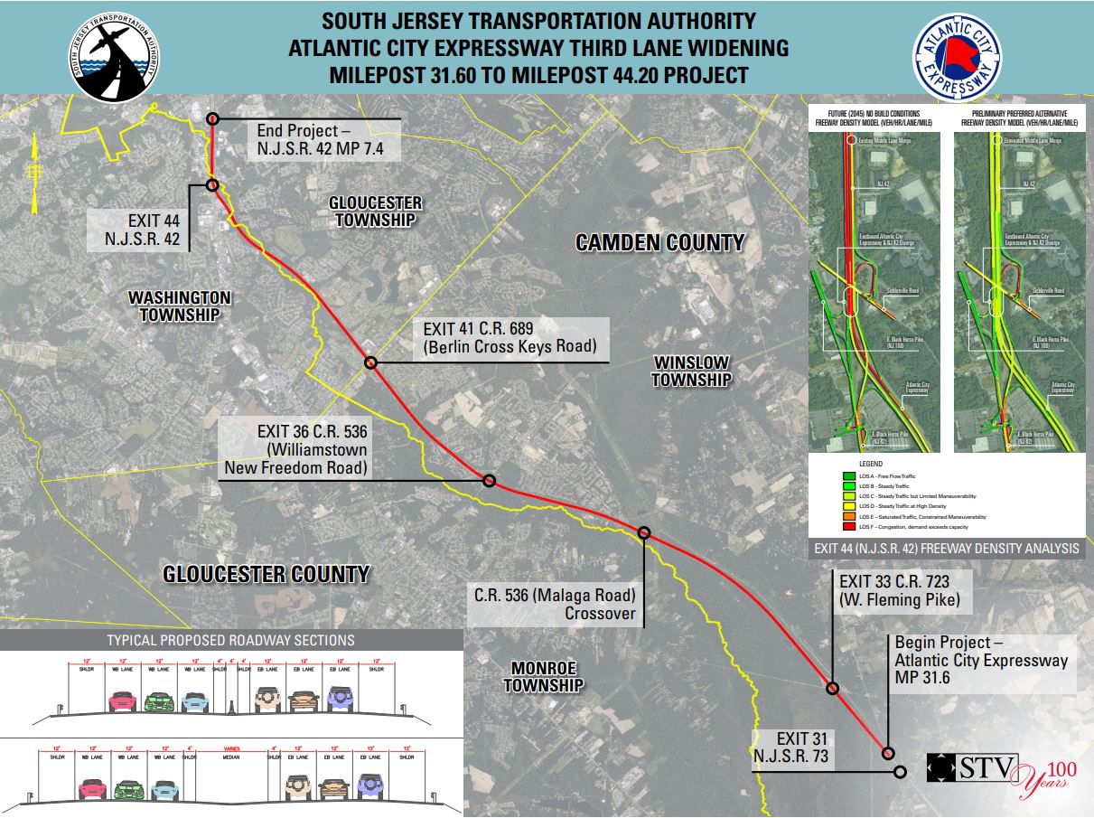 Planned Construction Project to Widen Atlantic City Expressway – NBC10 ...