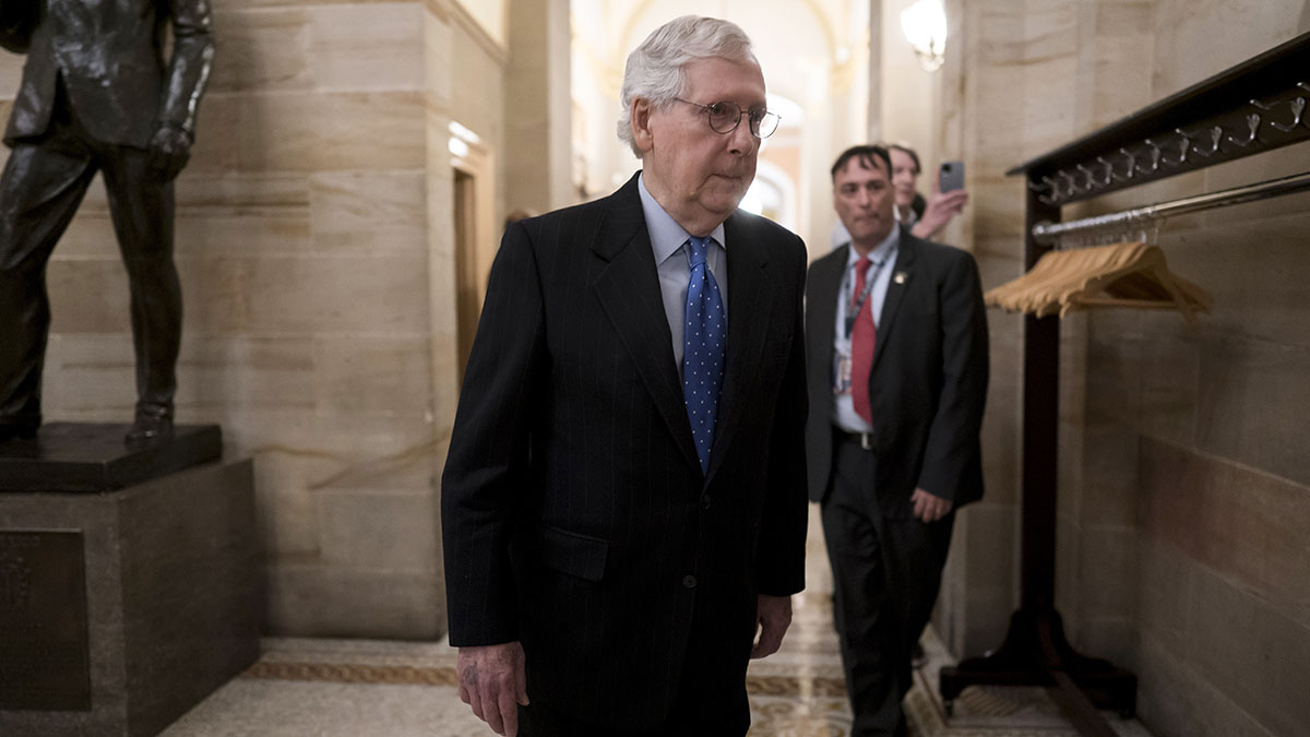 Mcconnell Reelected Senate Gop Leader Scotts Bid Rejected Nbc Bay Area