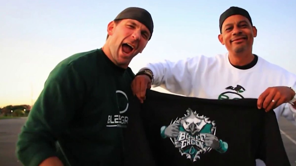 Eagles Fan Turns ‘Bleed Green’ Catchphrase Into Lucrative Business ...